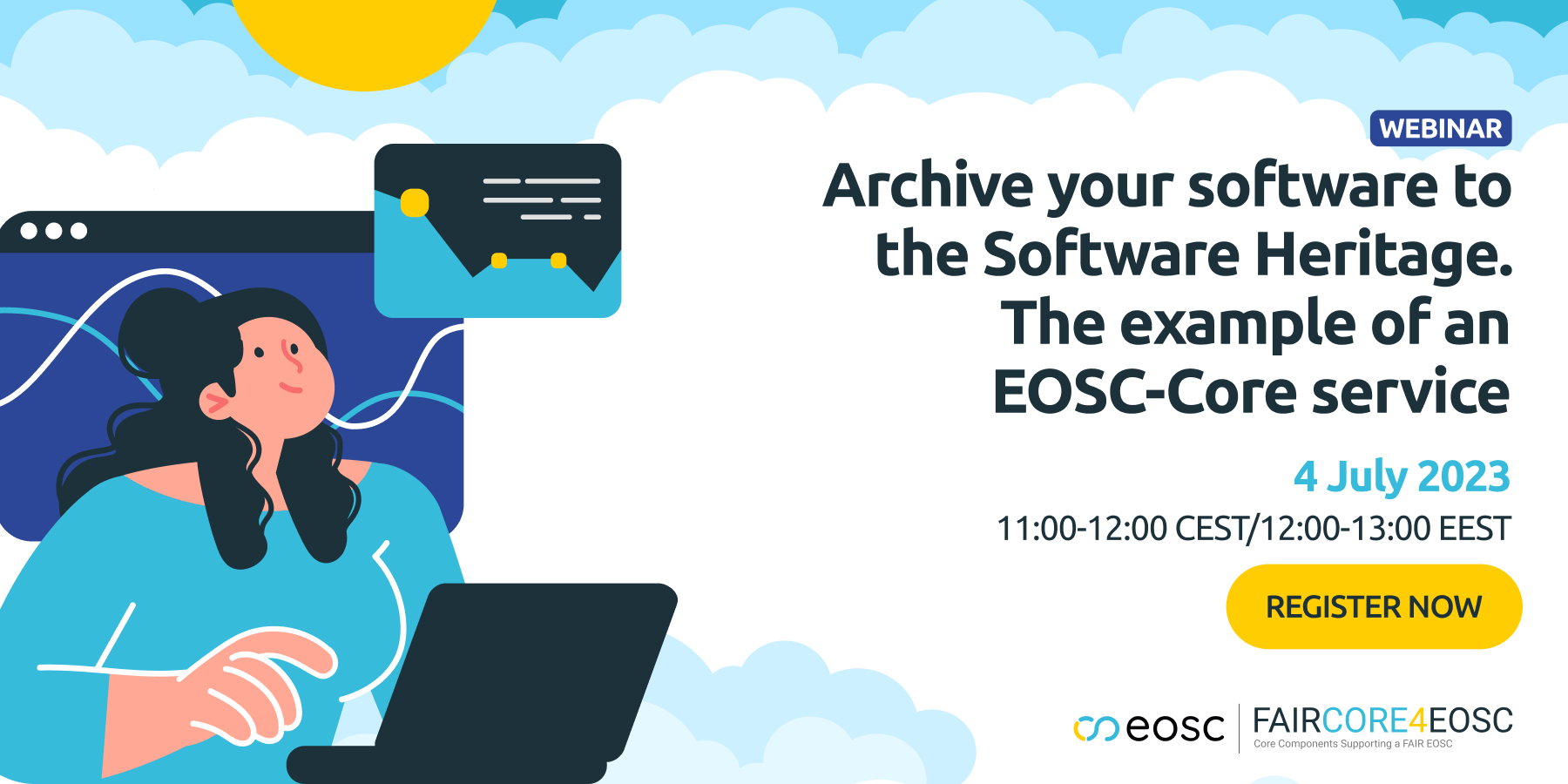 Webinar: Archive your software to the Software Heritage. The example of an EOSC-Core service ...